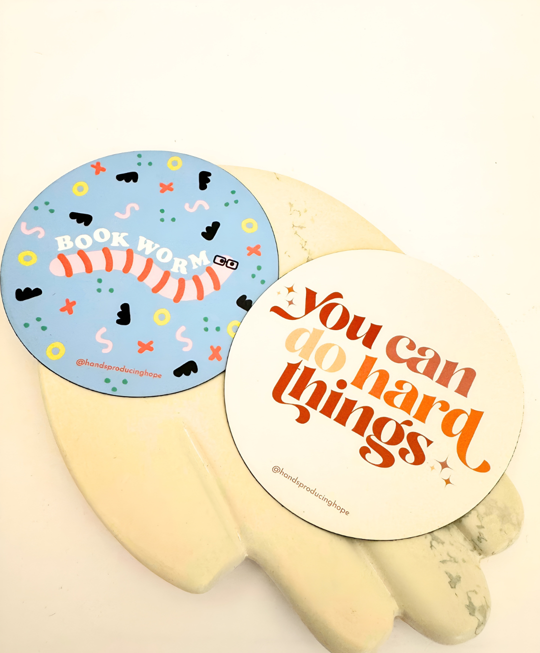 Bookworm Magnet – Hands Producing Hope